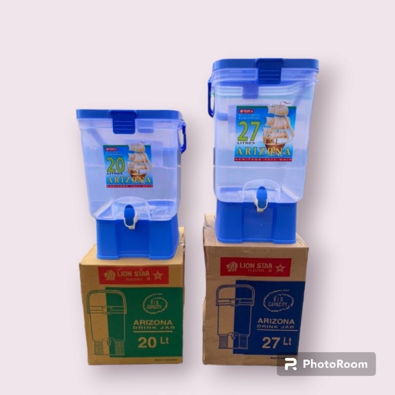 Jual ARIZONA WATER DISPENSER / TEMPAT AIR + KRAN UK 20 & 27 LT | Shopee ...