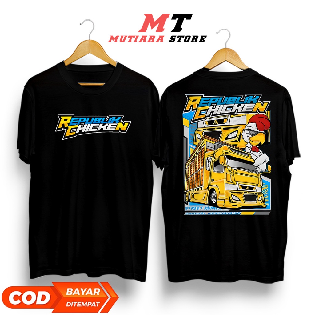 Jual KAOS TRUK STREET RUNNER - KAOS REPUBLIK CHICKEN - KAOS MURAH ...