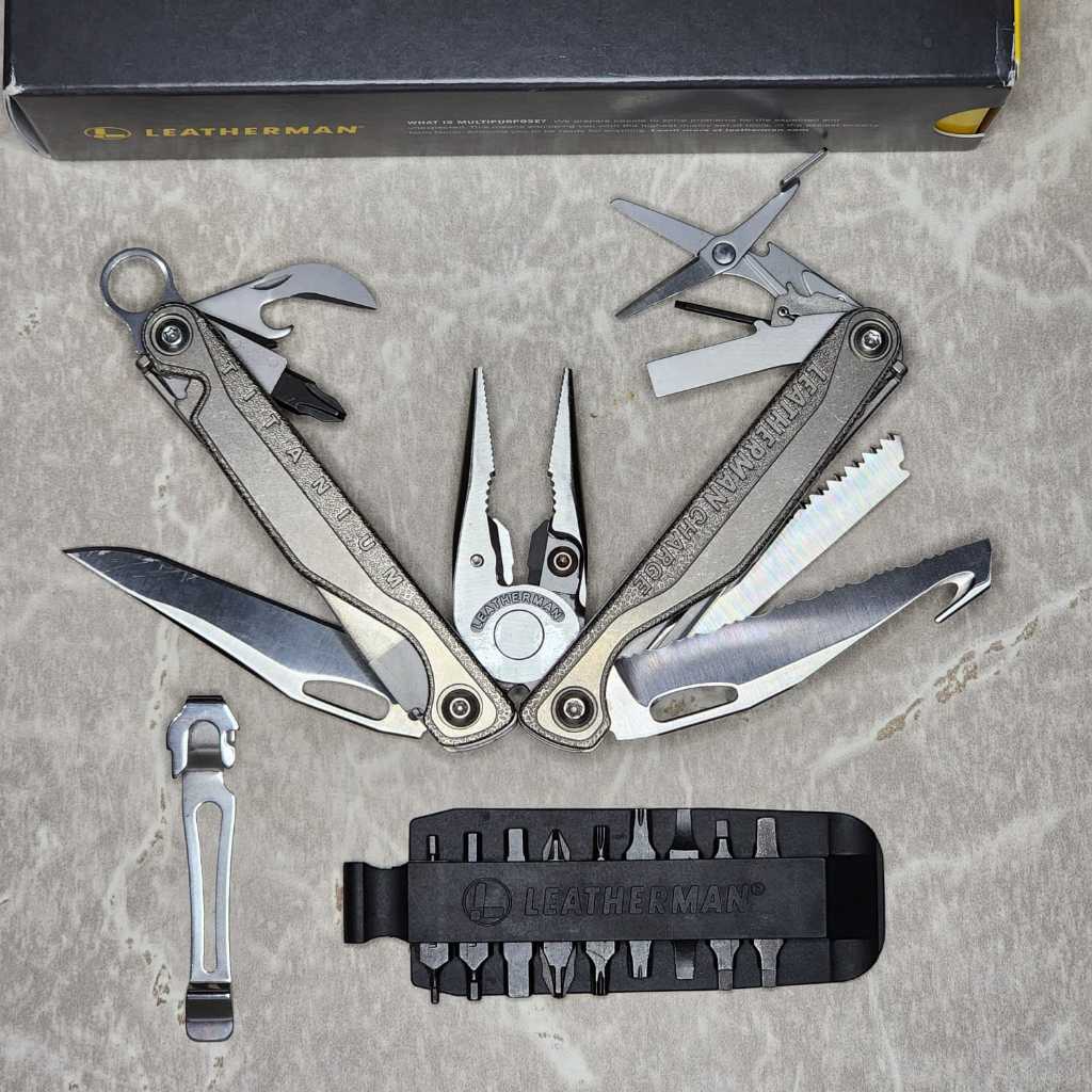 Jual Original Leatherman Charge+ Plus TTi 19 in 1 Titanium Multi Tools ...