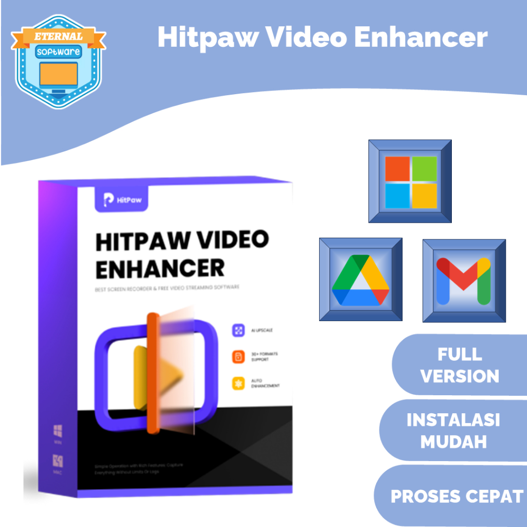 Jual Hitpaw Video Enhancer Pro Full Version No Trial Aplikasi Windows ...