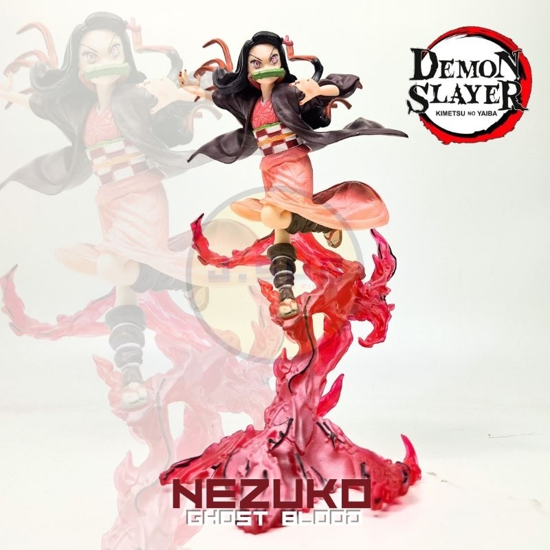 Jual Action Figure Nezuko Statue Demon Slayer Ghost Blood | Shopee ...
