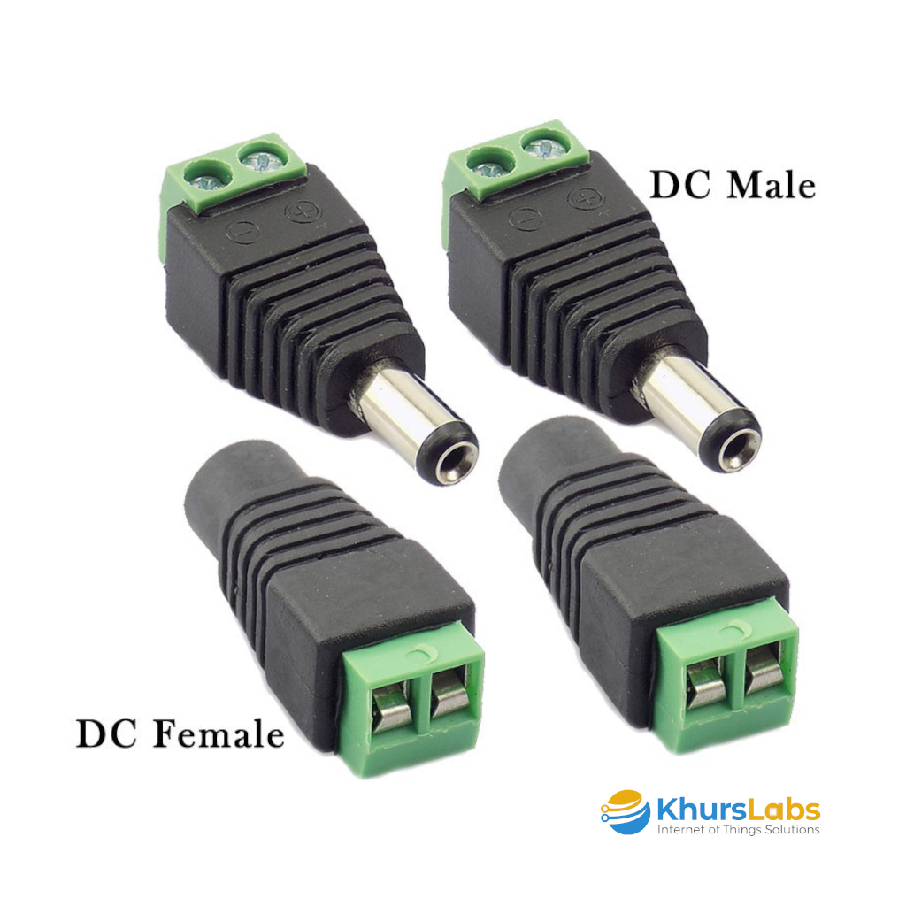 Jual Jack DC Male or Female Konektor Power Adaptor Listrik | Shopee ...