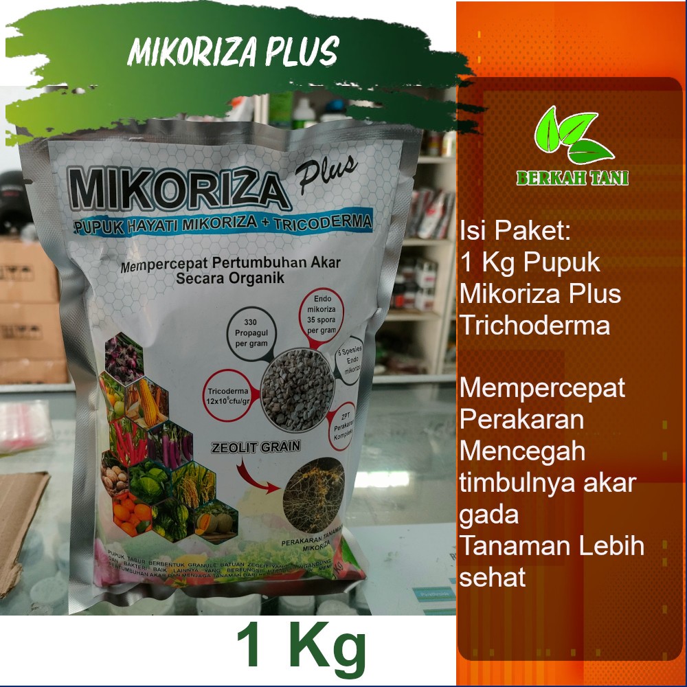 Jual Pupuk Mikoriza 1 Kg Plus Tricoderma | Shopee Indonesia