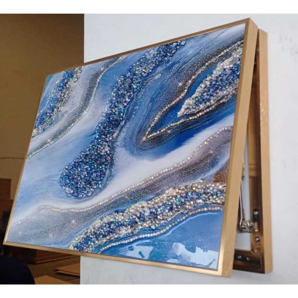Jual Lukisan Dinding Diamond Painting 5 D Penutup Mcb Bentuk Persegi ...