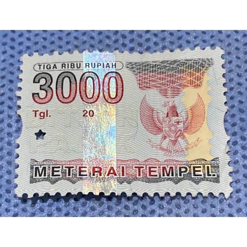 Jual Materai 3000 Rupiah Tahun 2006-2009 | Shopee Indonesia