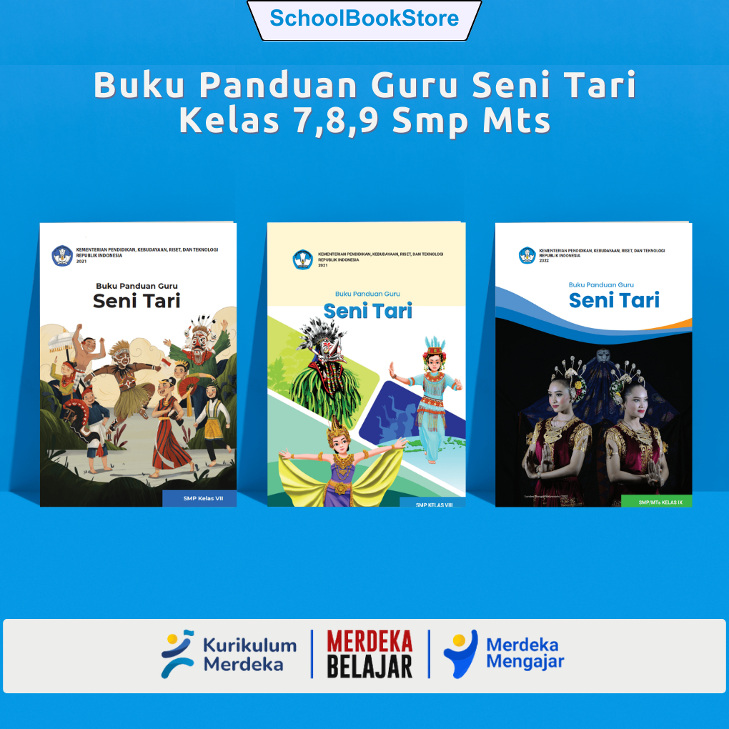Jual Buku Panduan Guru Seni Tari Kelas 7,8,9 Smp Mts Kurikulum Merdeka Belajar Pegangan Guru ...