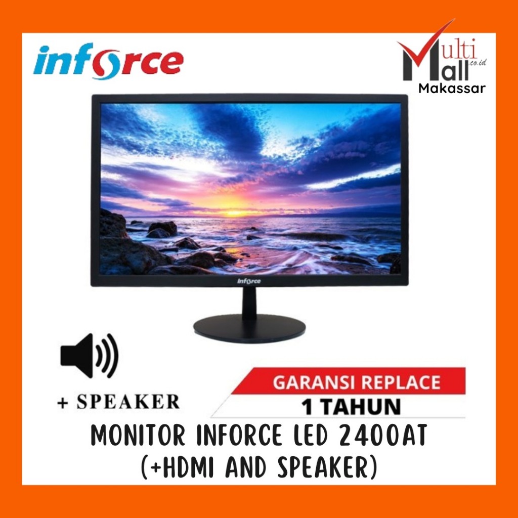 Jual MONITOR INFORCE LED 2400AT (+HDMI AND SPEAKER) | Shopee Indonesia