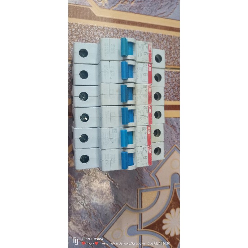 Jual MCB ABB Standard PLN Barang bekas ,barang di jamin normal siap pake | Shopee Indonesia