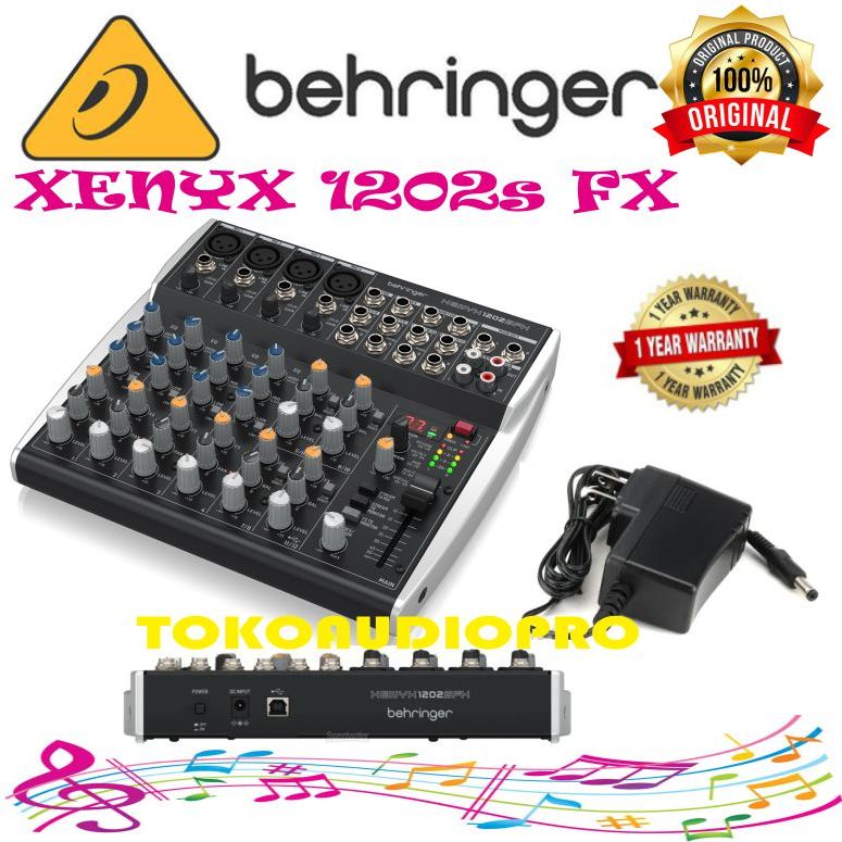 Jual Mixer Behringer Xenyx 1202SFX 12-channel Analog Streaming Mixer ... Jual Mixer Behringer Xenyx 1202SFX 12-channel Analog Streaming Mixer ...