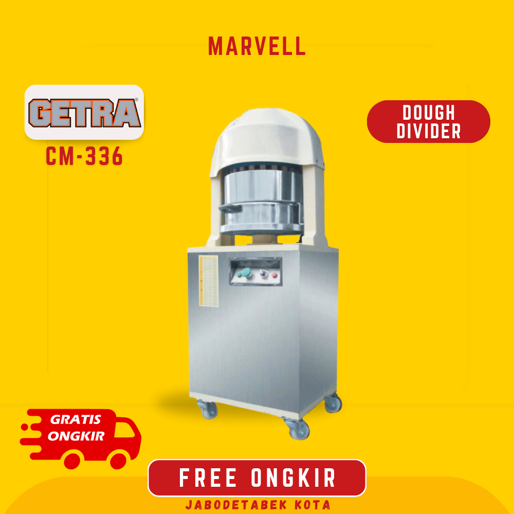 Jual DOUGH DIVIDER GETRA CM 336 CM-336 MESIN PEMBAGI ADONAN ROTI SEMI ...