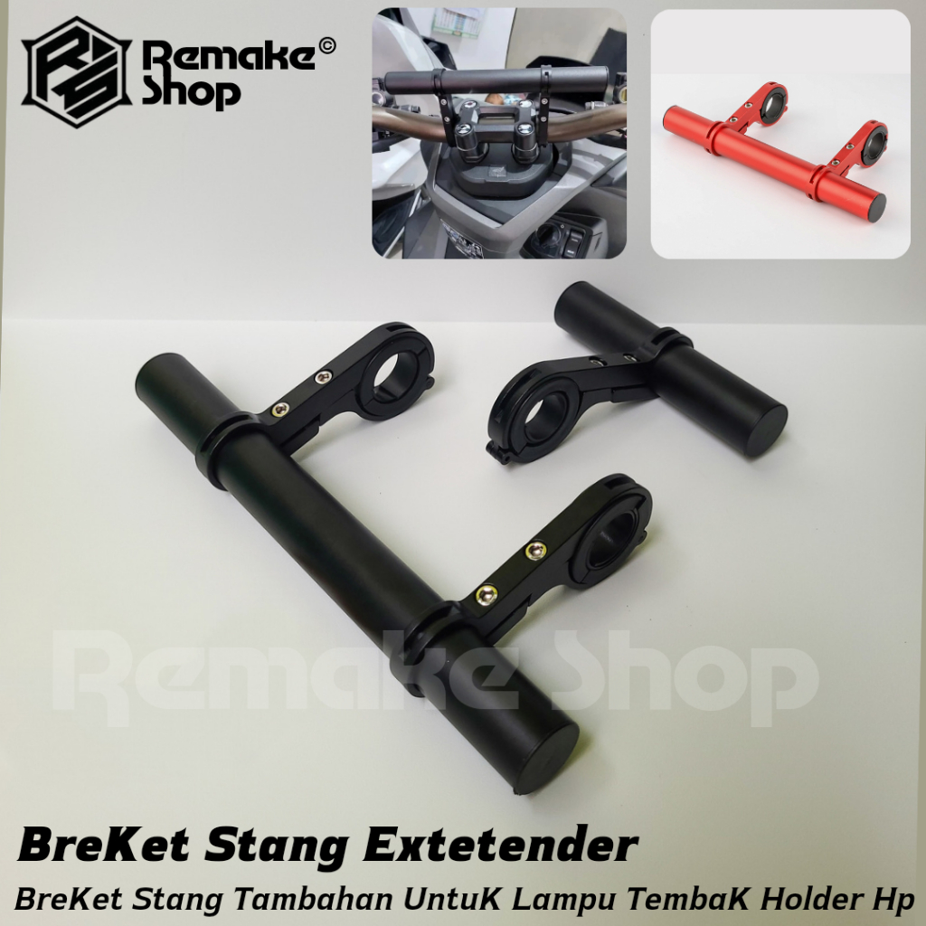 Jual Breket Tambahan Stang Holder Hp Lampu Tembak Sepeda / Motor ...
