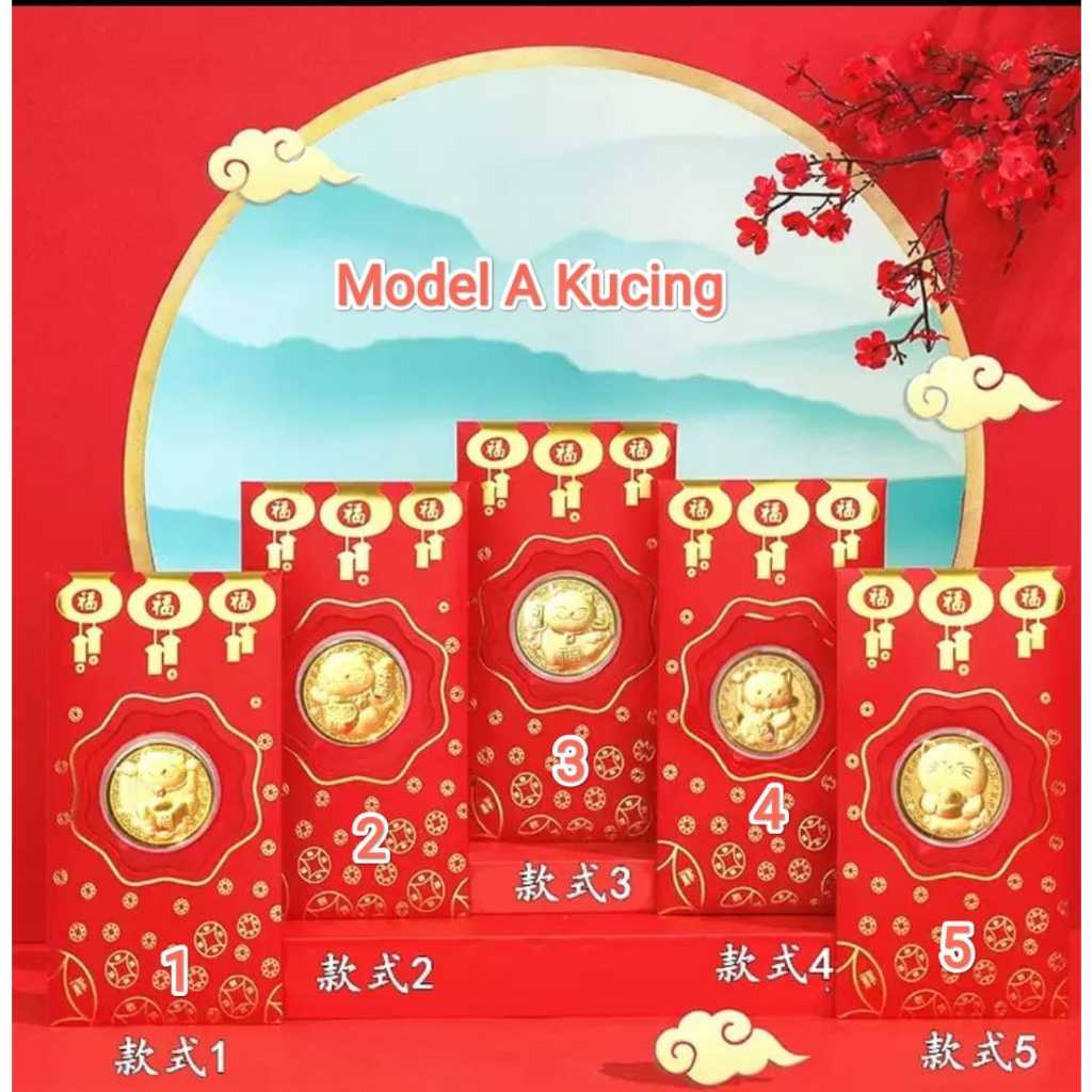 Jual Angpao Imlek Angpau Koin Emas Naga Dragon Gold Coin Tahun 2024 ...