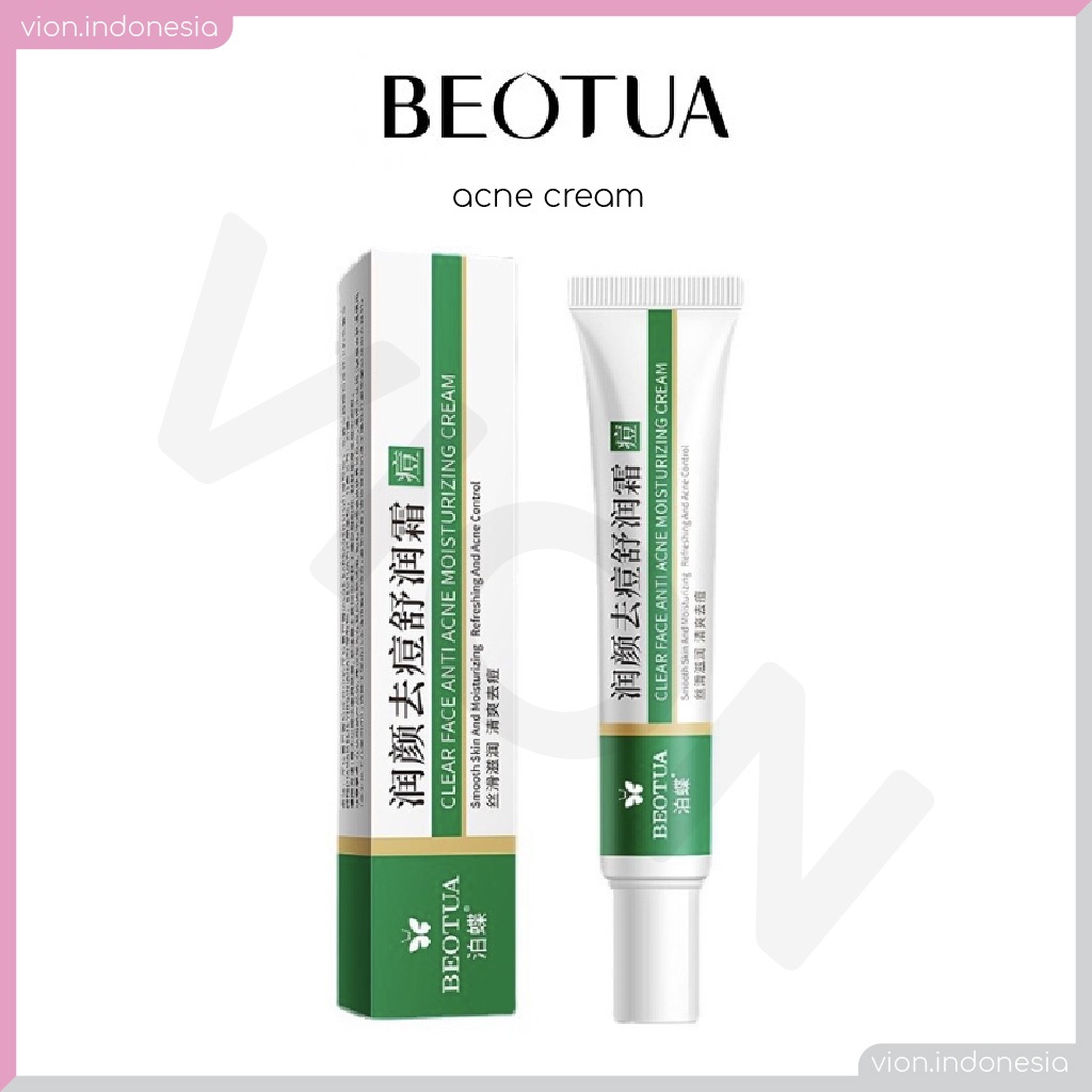 Jual BEOTUA Clear Face Anti Acne Moisturizing Cream 20gr Salep Obat ...