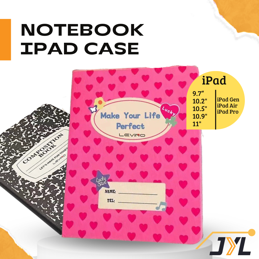 Jual Notebook iPad Case TPU with Pen Holder For iPad Gen 10th 10.9" 7/8 ...