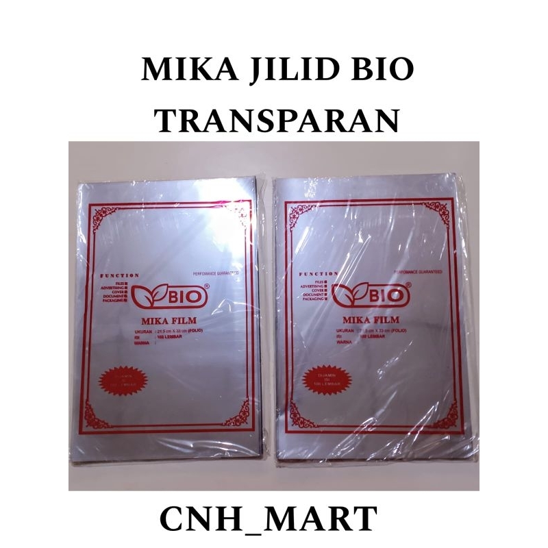 Jual 1 Pak ( 100PCS) Plastik mika jilid transparan ukuran f 4 tebal 0.7 ...