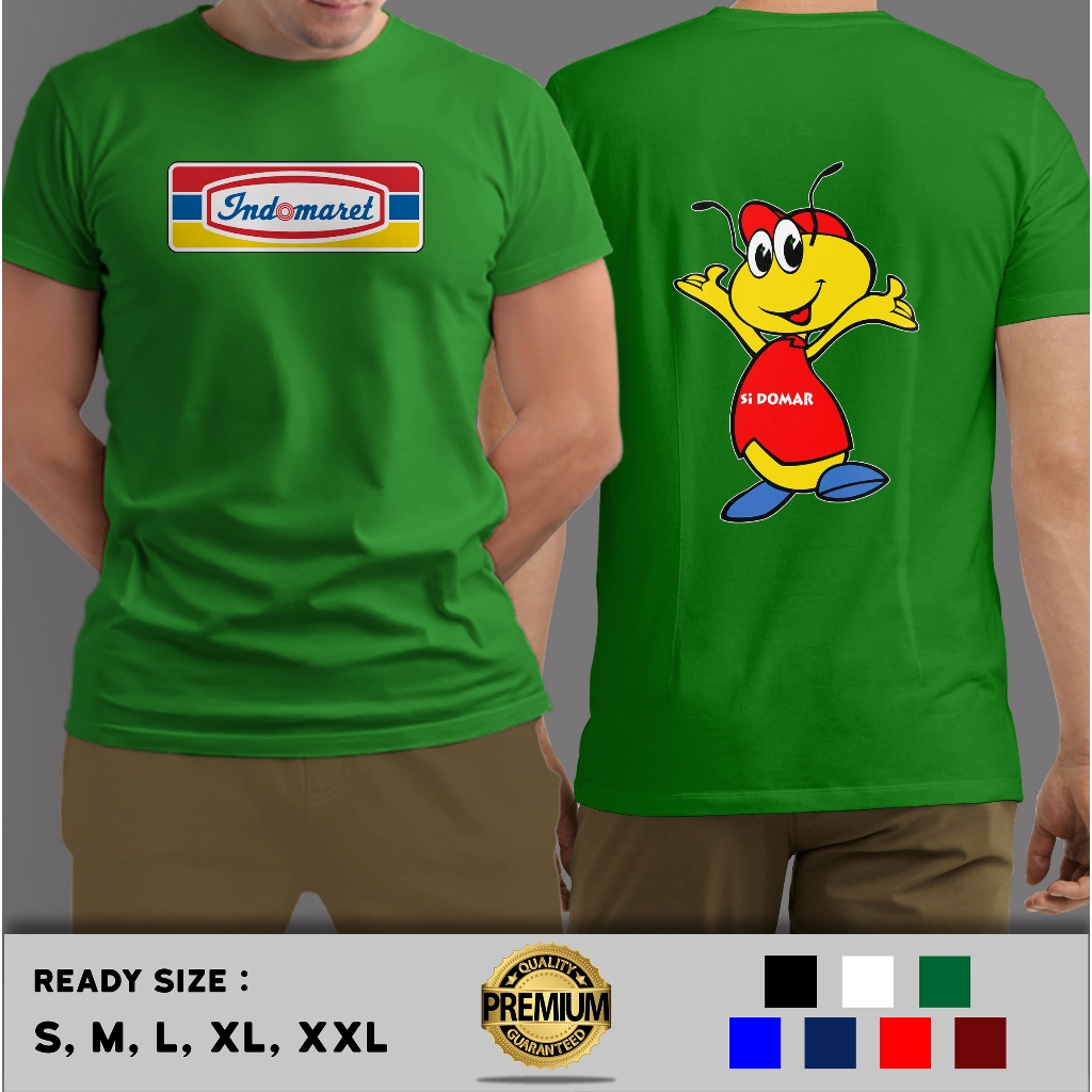 Jual Kaos Indomaret Si Domar Maskot Customs Terlaris | Shopee Indonesia