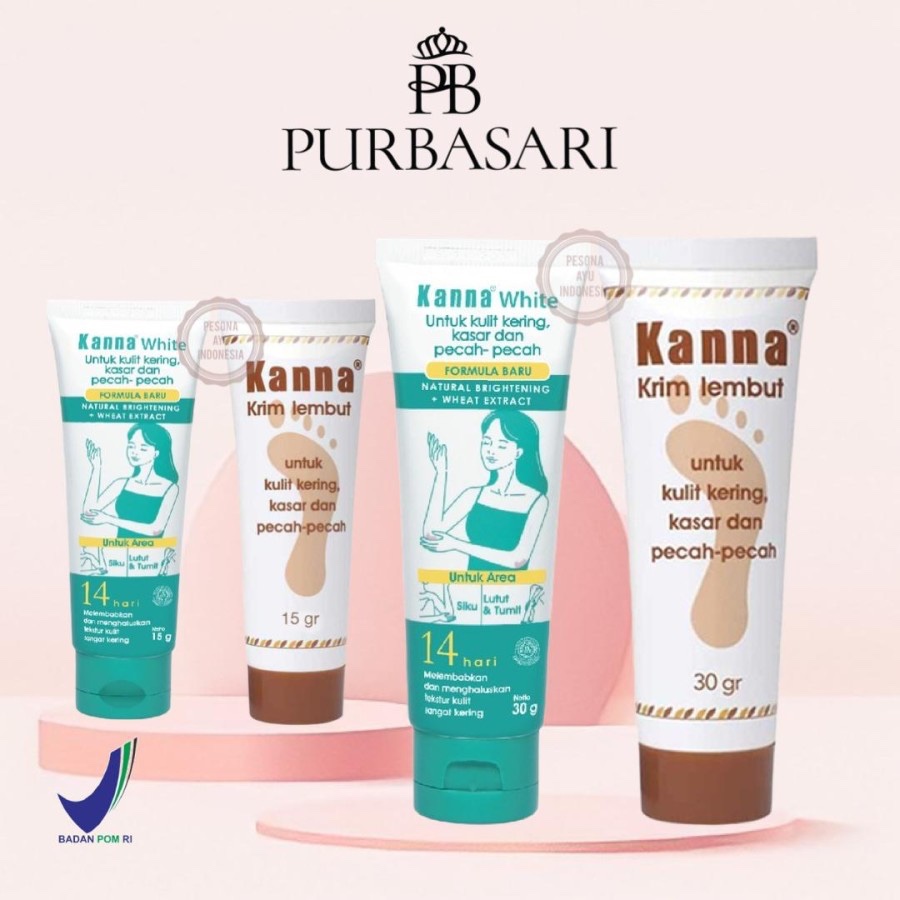 Jual KANNA Purbasari Krim Lembut (Soft Cream) | KANNA White | Krim Kaki ... Jual KANNA Purbasari Krim Lembut (Soft Cream) | KANNA White | Krim Kaki ...