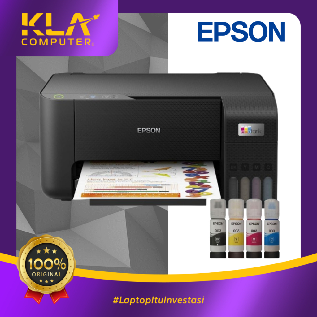 Jual Epson L3210 EcoTank Print Scan Copy Ink Tank Printer | Shopee ...