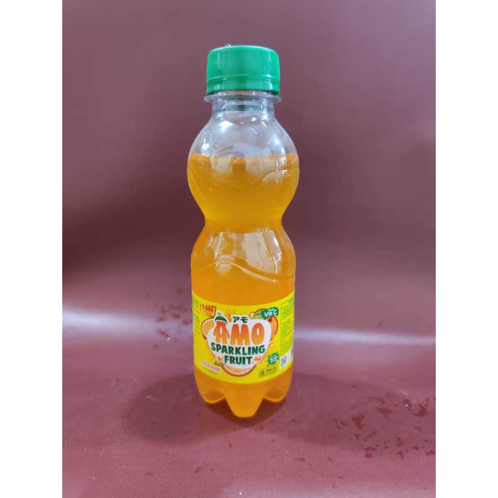 Jual Amo Sparkling Fruit Orange 200ml - Minuman Botol | Shopee Indonesia
