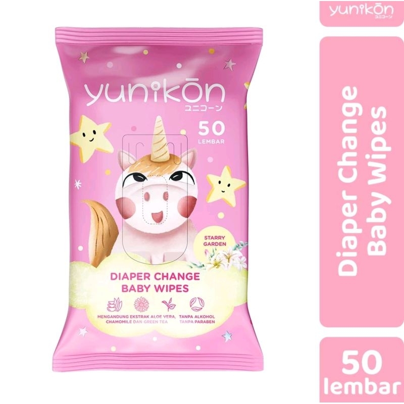 Jual Yunikon Diaper Change Baby Wipes 50s - Tissue basah untuk ...