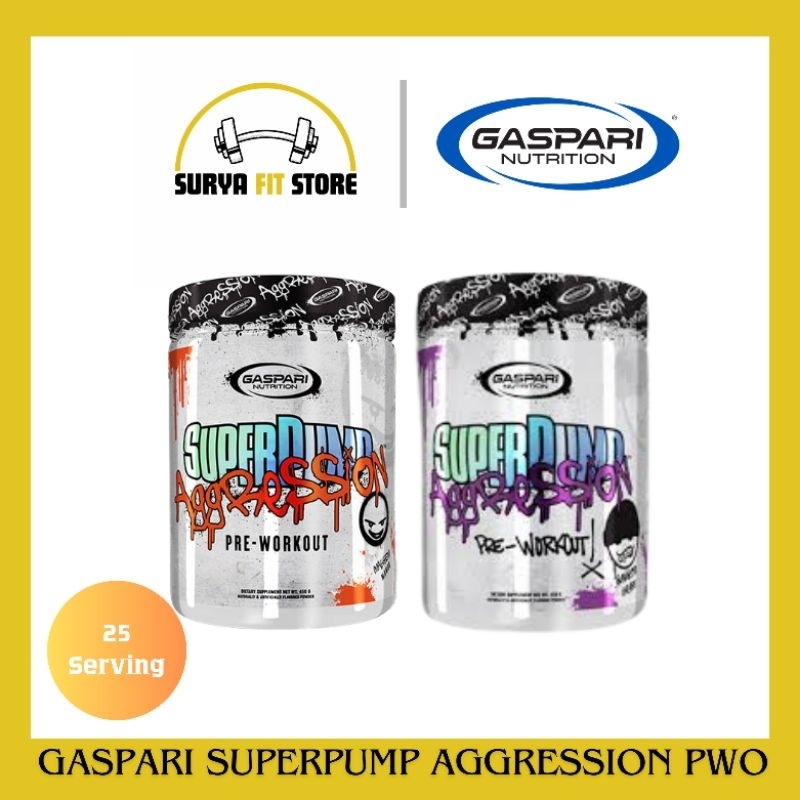 Jual Gaspari Nutrition Superpump Aggression Pre Workout Super Pump PWO | Shopee Indonesia