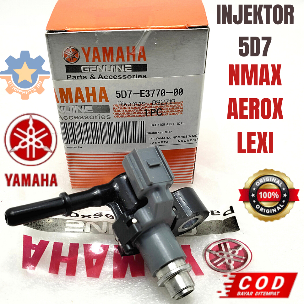 Jual INJEKTOR ASSY YAMAHA 5D7 NMAX AEROX LEXI KUALITAS ORISINIL YGP ...