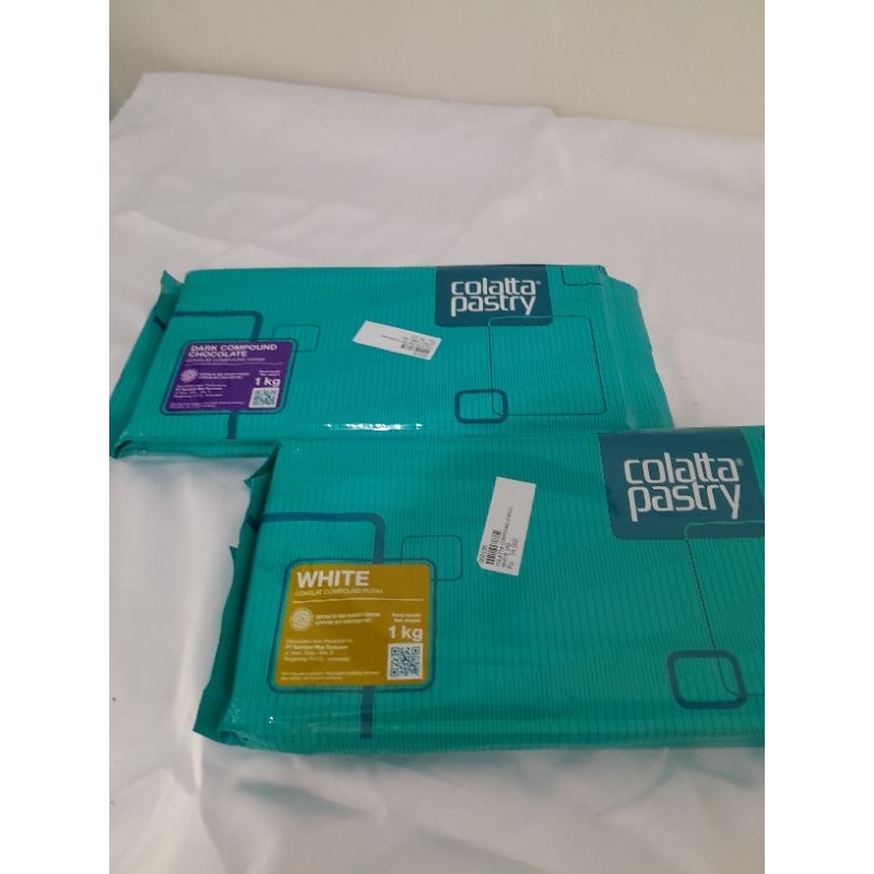 Jual Collata Pastry Compound Choco Dark & White 1KG | Shopee Indonesia