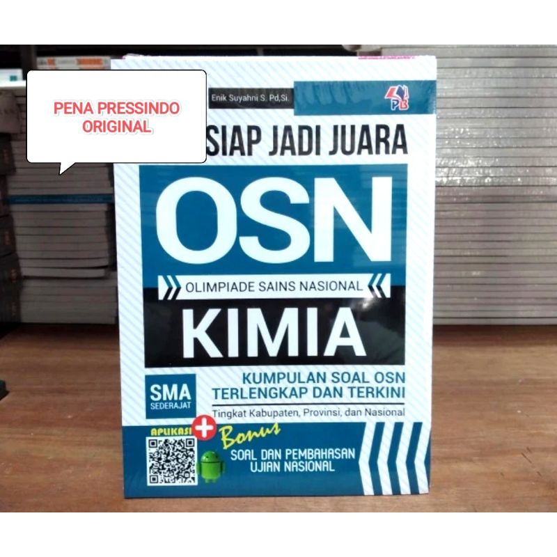 Jual BUKU SIAP JADI JUARA OSN OLIMPIADE SAINS NASIONAL KIMIA SMA SEDERAJAT | Shopee Indonesia