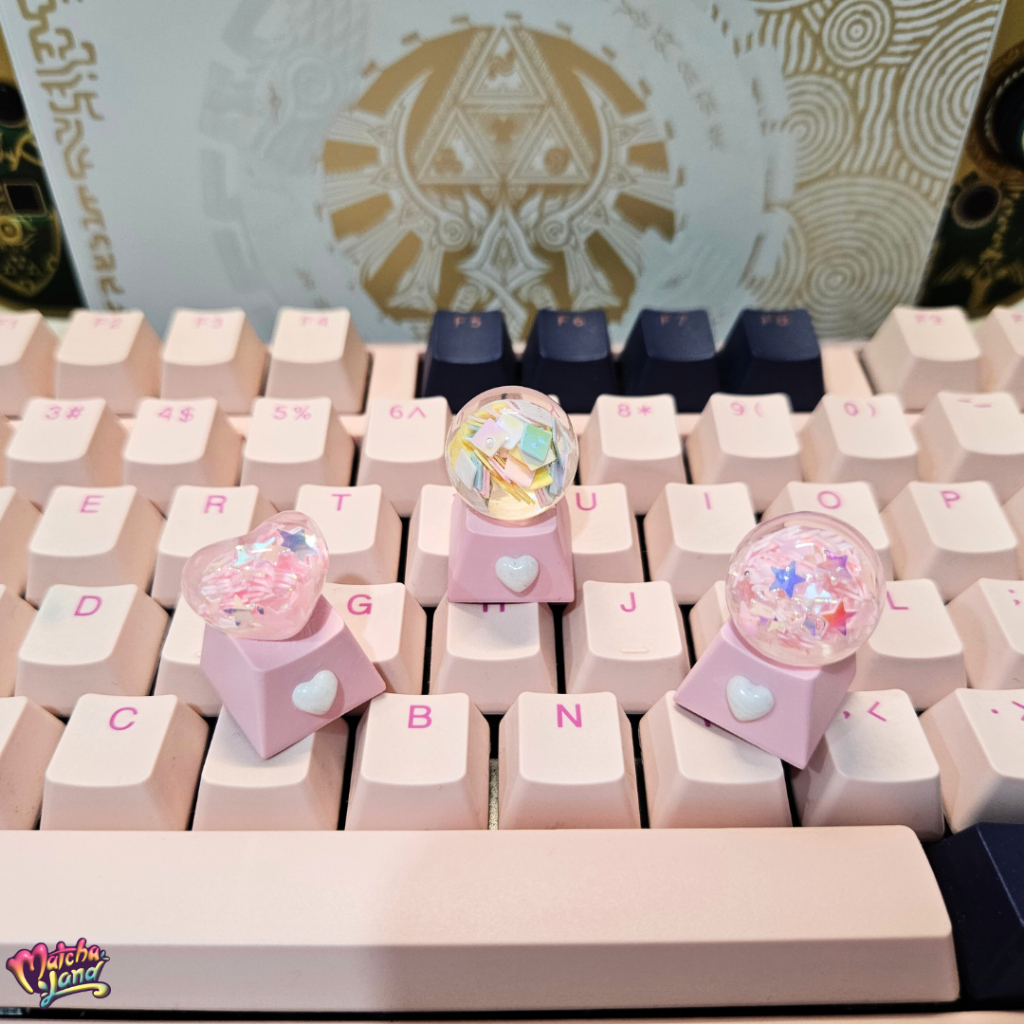 Jual Cute Keycaps Mechanical Keyboard Bubblegum Machine ; artisan ...