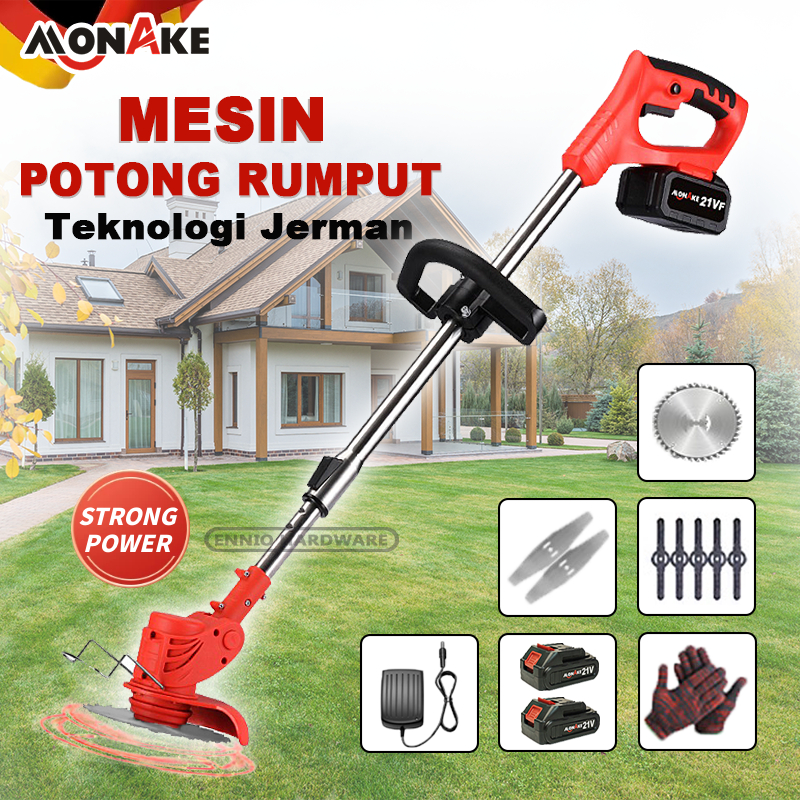 Jual Mesin Potong Rumput Pemotong Rumput Listrik Pemangkas Cordless ...