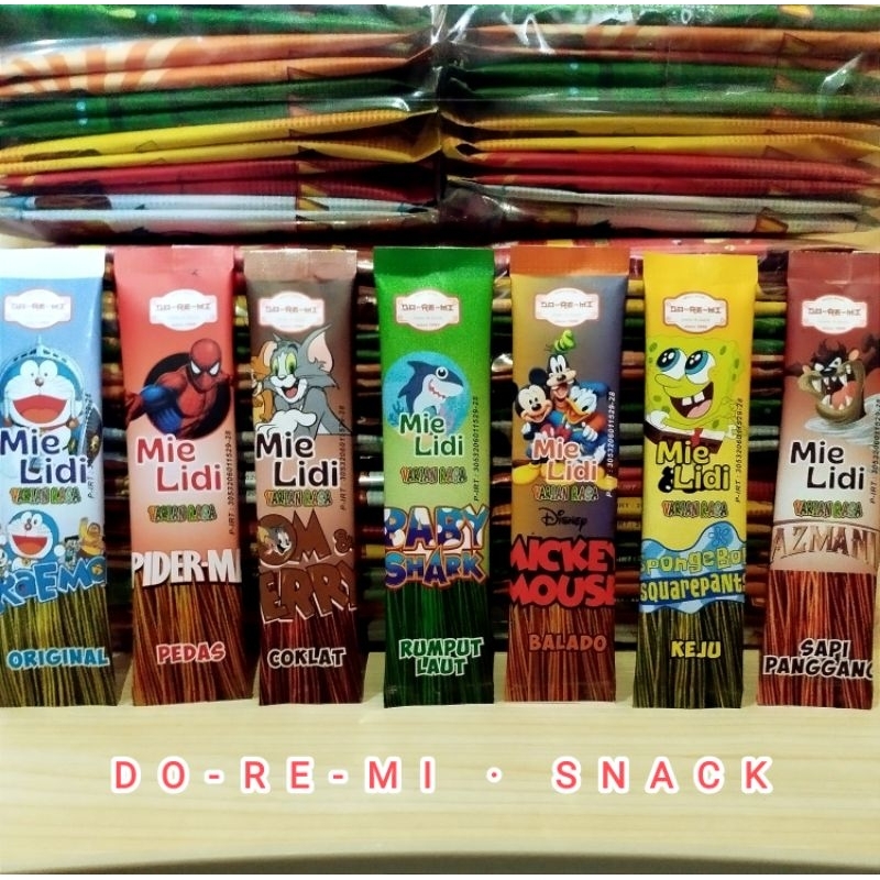 Jual (TERLARIS) MIE LIDI VARIAN RASA ISI 12PCS | Shopee Indonesia