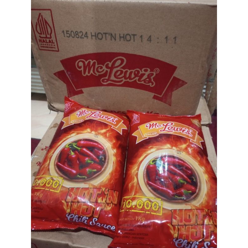 Jual saos hot n hot mc lewis 1kg | Shopee Indonesia
