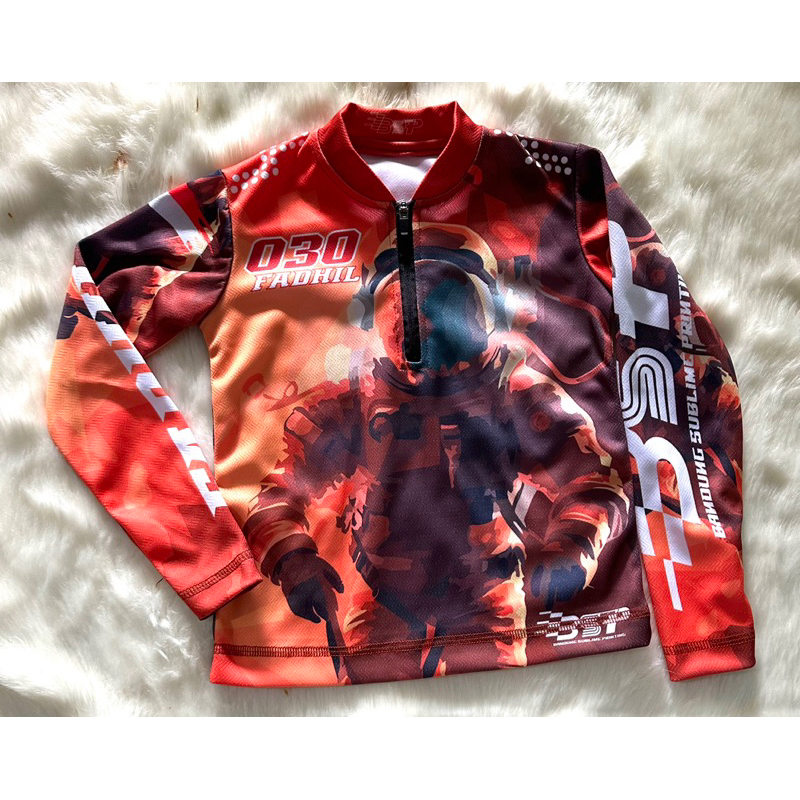 Jual Jersey Pushbike | BSP racing | astronot orange | custom nama dll ...
