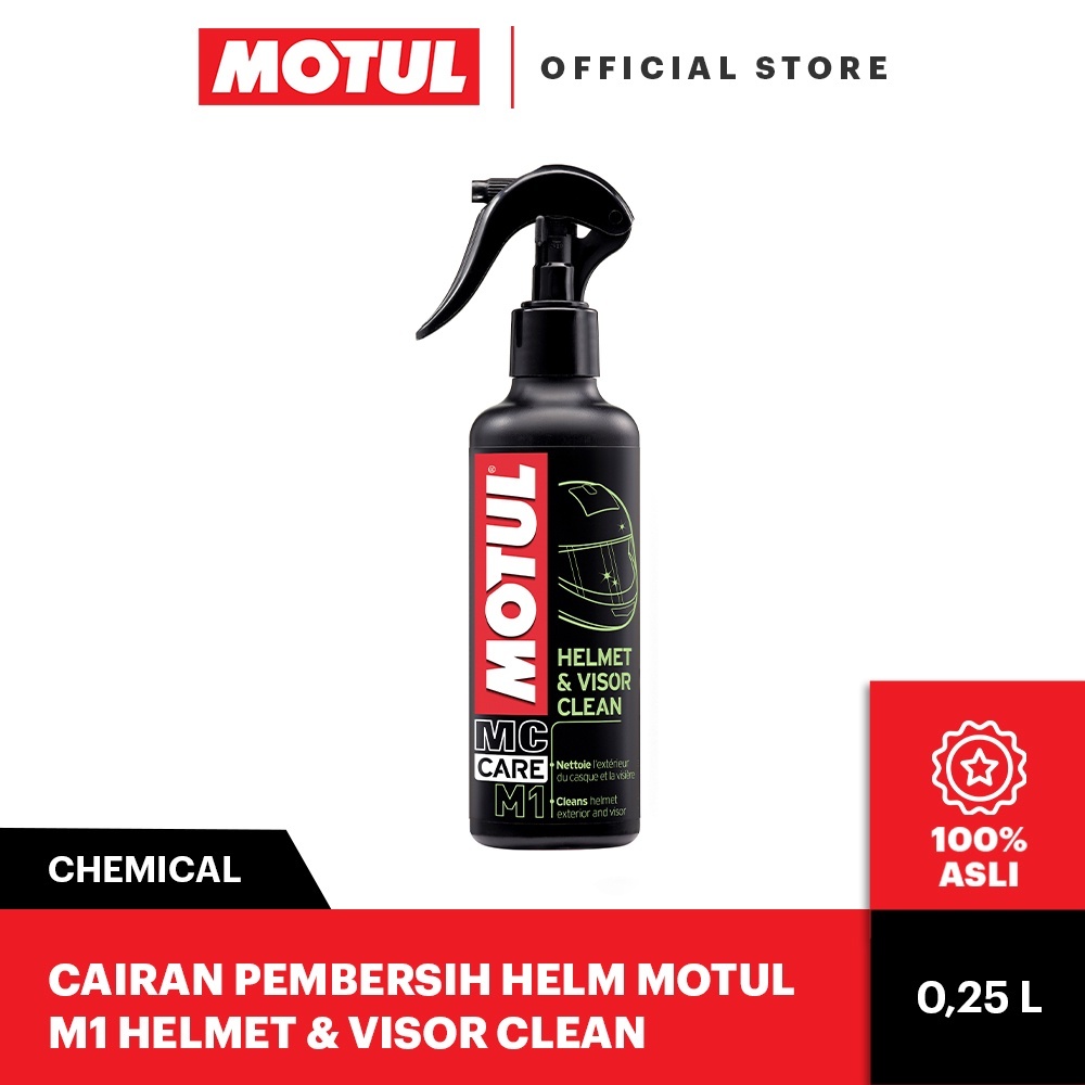 Jual *MOTUL M1 HELMET & VISOR CLEAN MotorCycle Care (250ml)* Pembersih ...