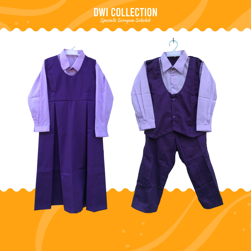Jual SERAGAM SEKOLAH MUSLIM ANAK PAUD / TK | Shopee Indonesia