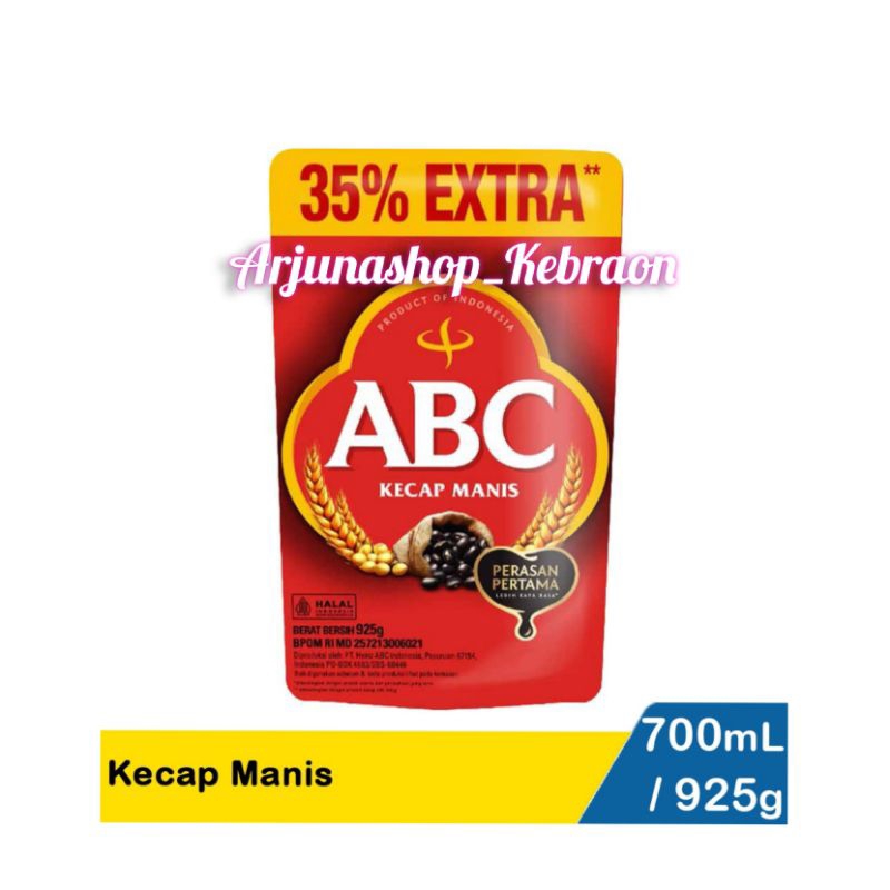Jual ABC Kecap Manis Kemasan Jumbo 925gr/Biasa 520ml | Shopee Indonesia
