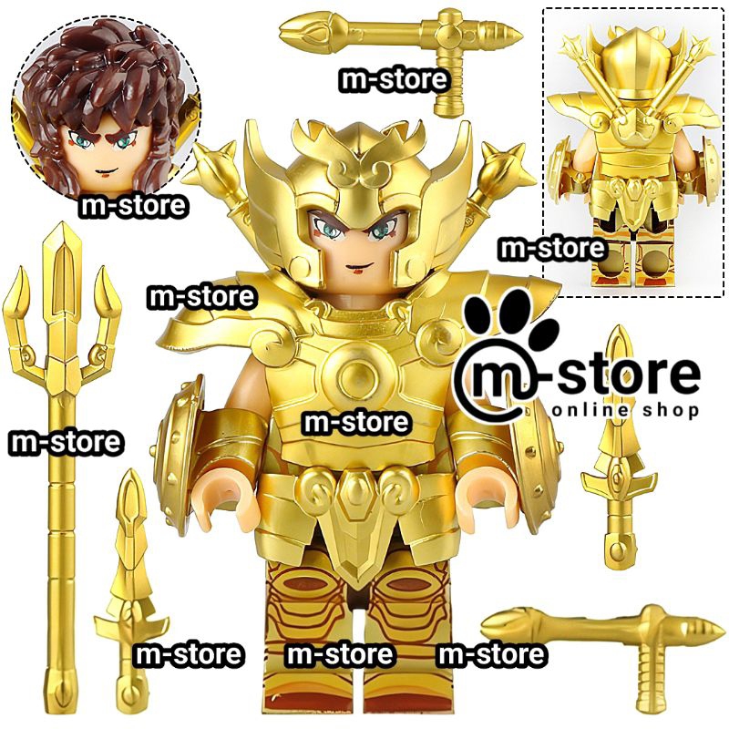 Jual brick saint seiya libra gold saint mini toy figure | Shopee Indonesia