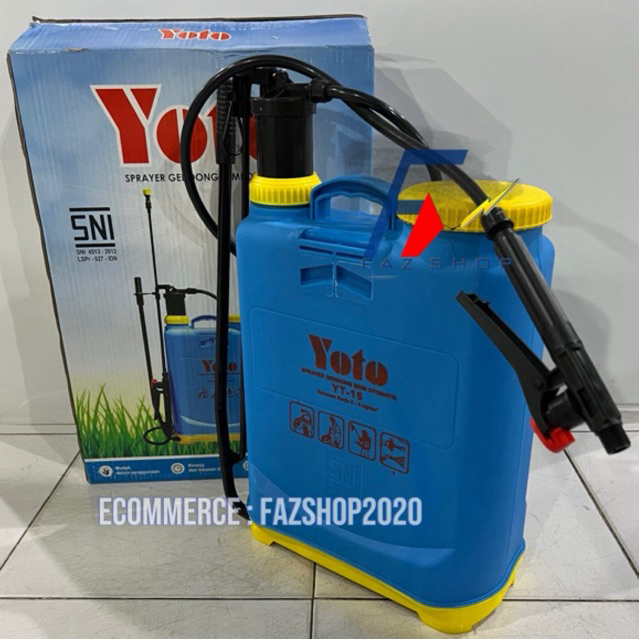 Jual sprayer tangki YOTO 16 LITER MANUAL | Shopee Indonesia