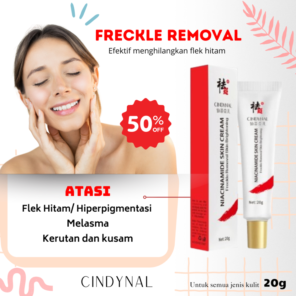 Jual BPOM CINDYNAL Krim 20gr Salep Flek Hitam Membandel di Wajah Ampuh dan Efektif Untuk ...