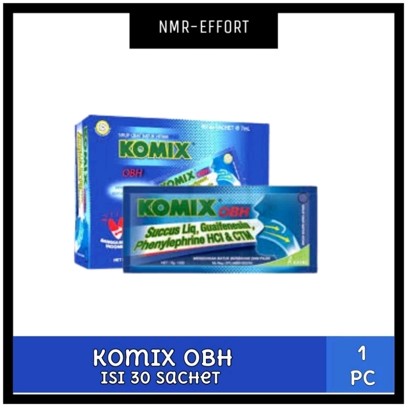 Jual Komix OBH 1 BOX 30 Sachets @ 7ml | Shopee Indonesia