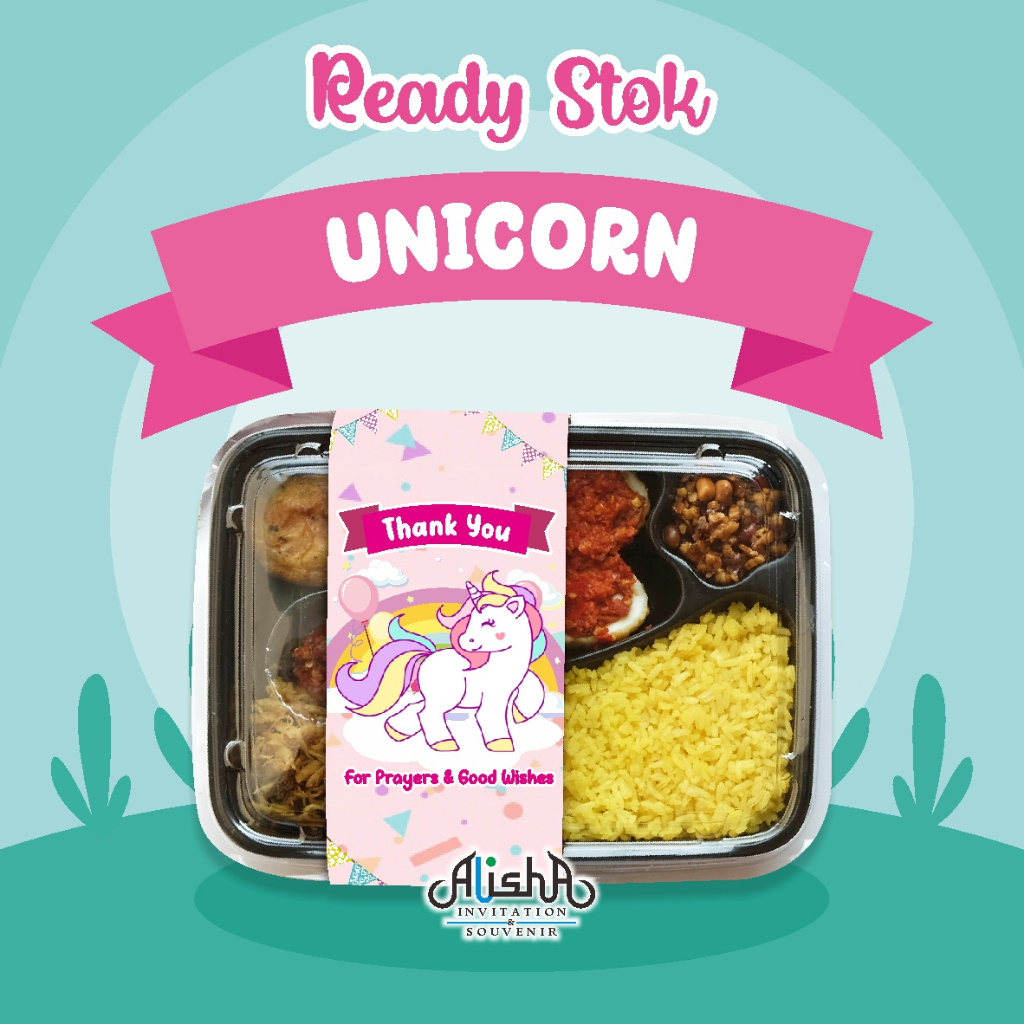 Jual [READY STOK] Paperbelt Bento Launch Box / Kertas Belt Kotak Makan ...