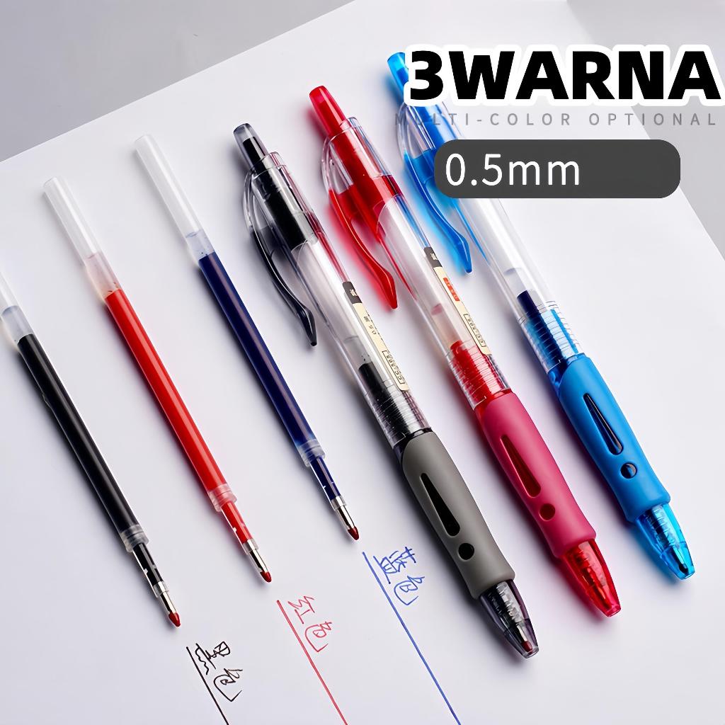 Jual Tekan Pen Netral Hitam 0,5 Pen Air Merah Menandatangani Pen Air ...