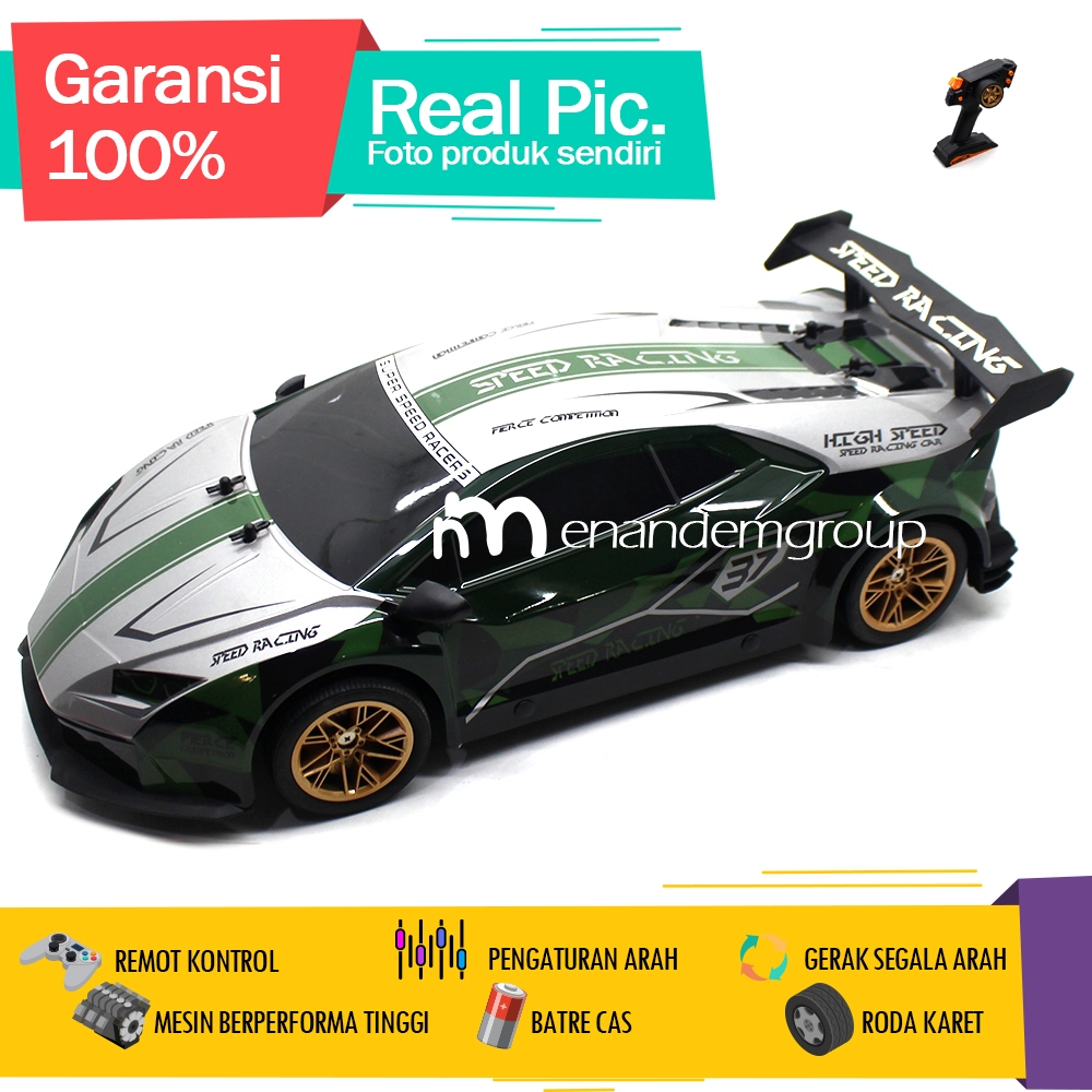 Jual Mainan Mobil Remot Kontrol Rc Sedan Drift Super Jumbo 1/10 Turbo ...