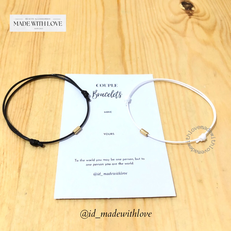 Jual GELANG COUPLE - SPACER PIPE | COUPLE BRACELET | GELANG PASANGAN ...
