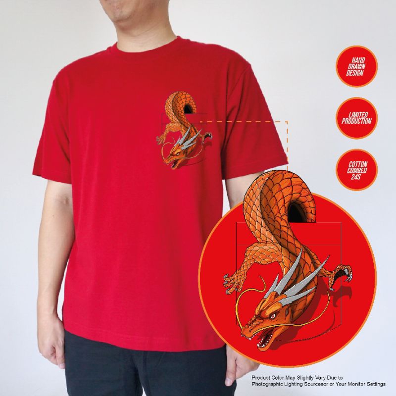 Jual Riyoka - Premium Imlek / Lunar Special Edition T-shirt Dragon 2.0 ...