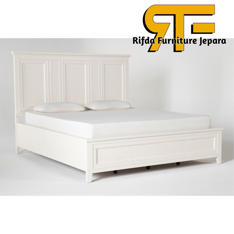 Jual Dipan divan tempat tidur minimalis duco putih modern - dipan anak ...