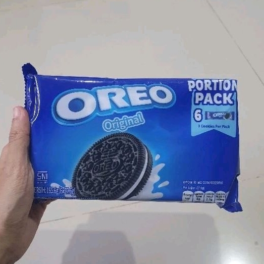 Jual Oreo sandwich biskuit cream ORIGINAL ( isi 6 ) portion pack ...
