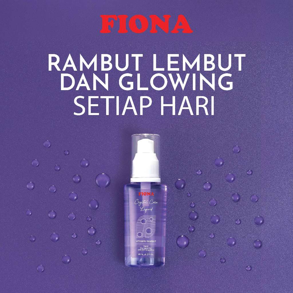 Jual Fiona Crystal Care Violet Vitamin Rambut 60 ml | Shopee Indonesia