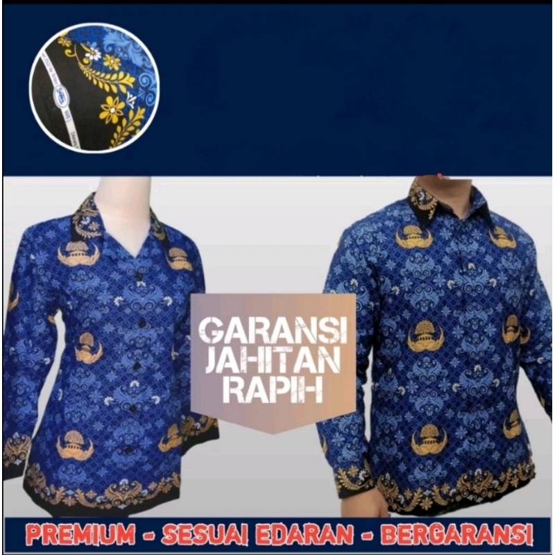 Jual BAJU SERAGAM KORPRI TERBARU PRIA DAN WANITA BERLAPIS DALAM FURING | Shopee Indonesia