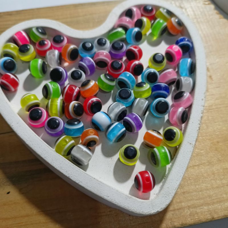 Jual Monte/Manik The Devil's Eye/Mata Monster/Evil Eye Isi 10 pcs ...